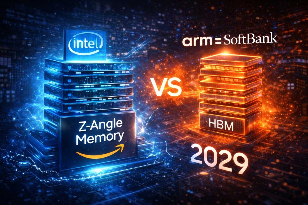 Z-Angle Memory: Intel és SoftBank új HBM-riválisa 2029-re jöhet ...
